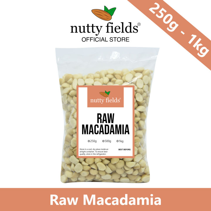 Raw Macadamia Nuts (250g - 1kg) by Nutty Fields | Lazada PH