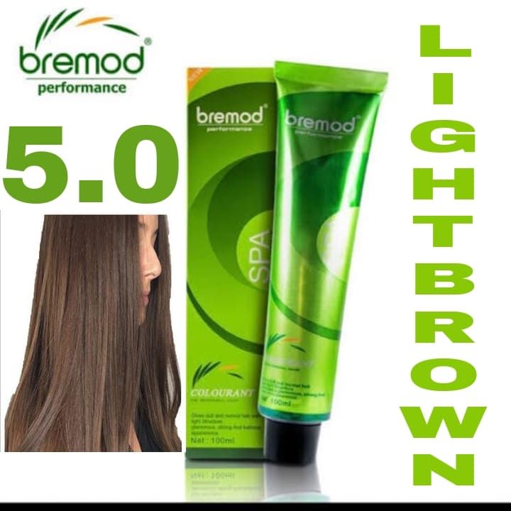 img Bremod Performance SPA Hair Color ( 5.0 light brown ) 100 ML ...