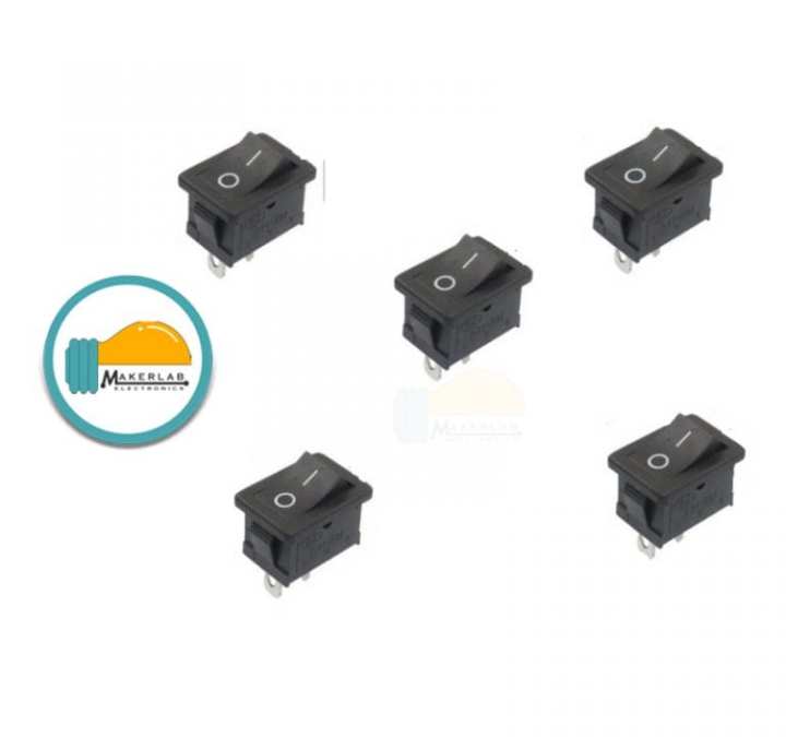 SPST KCD11 Miniature Rocker Switch - 5Pcs | Lazada PH