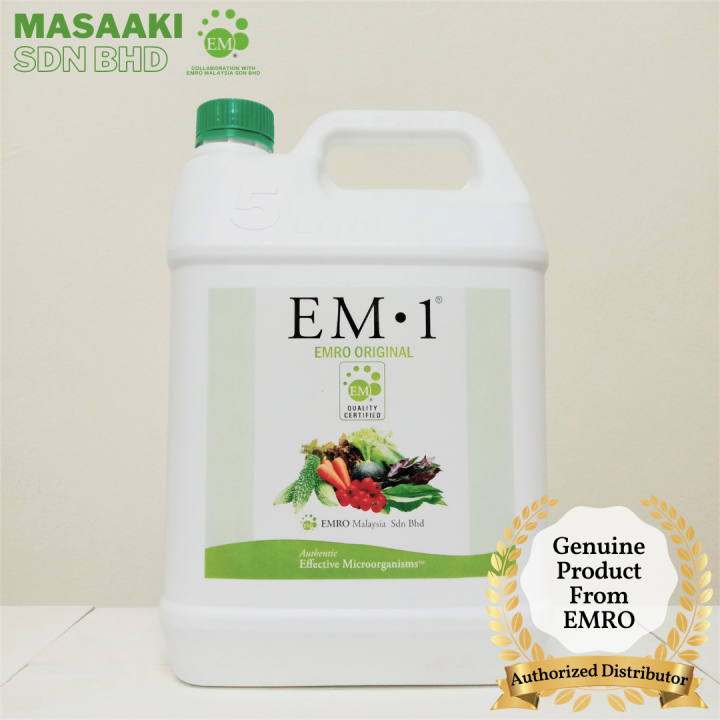 EM1 (5 Litre) Effective Microorganisms | Organic Probiotic Garden Farm ...