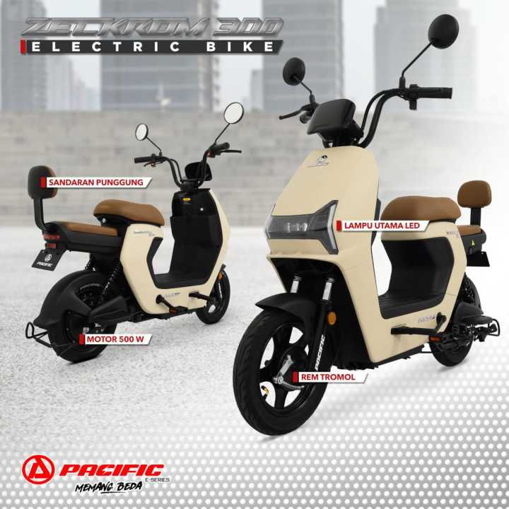 Sepeda Listrik PACIFIC ZECKROM 300 Electrik Bike 500 Watt New 2025 ...