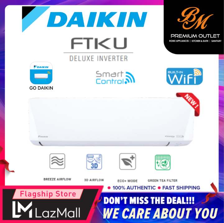 Daikin R32 Standard Inverter Smart Control Wifi Air Conditioner