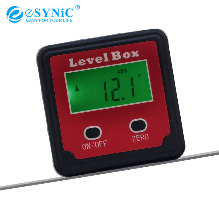 eSYNIC 0-360° Digital Angle Gauge Protractor Inclinometer Mini Bevel ...