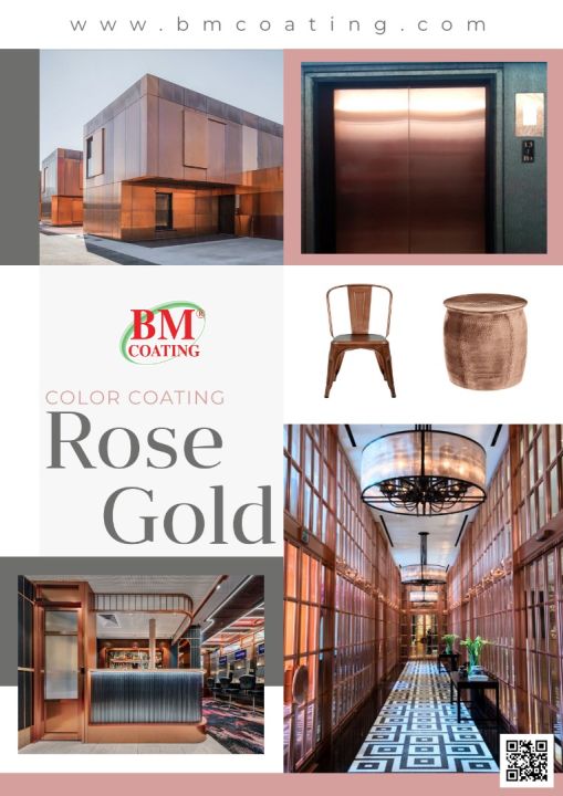 DIY Titanium Rose Gold Paint 1L (BM Coating Brand) | Lazada