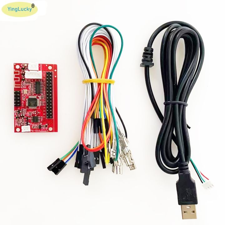 Arcade Zero Delay USB Board Wireless Bluetooth Joystick Encoder PCB Sanwa Game Stick Controller ...