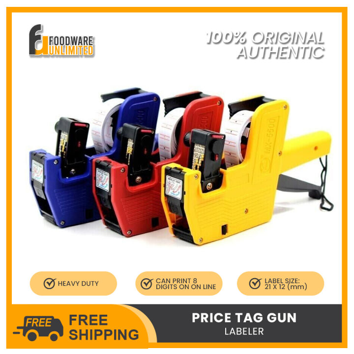 Price Tag Label | Price Gun Labeler | MX5500 Price Gun Labeler | Price ...
