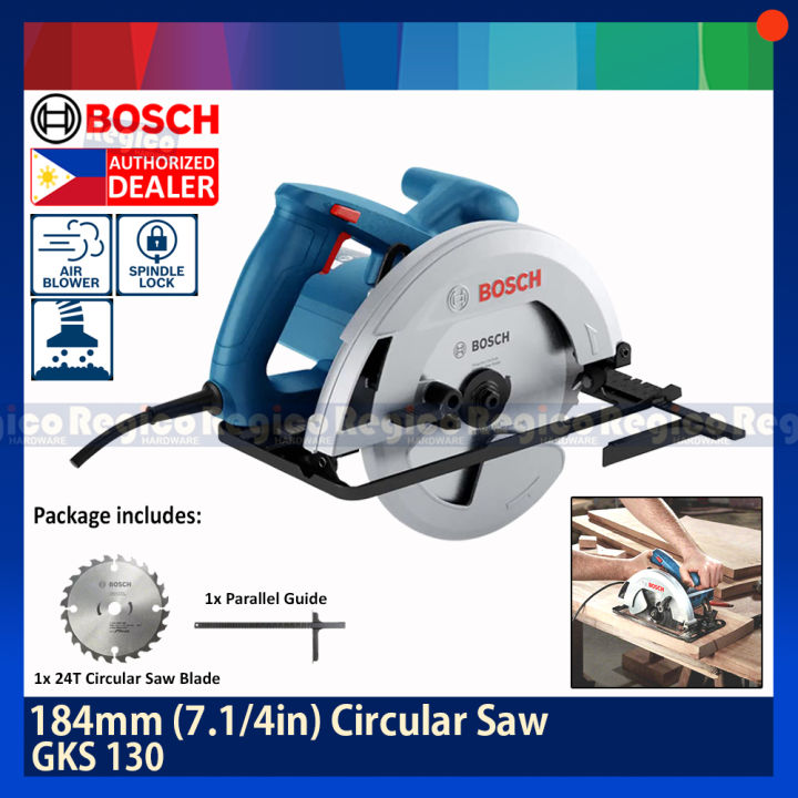 Bosch GKS 130 184mm Circular Saw Bosch CoC Regico Hardware | Lazada PH