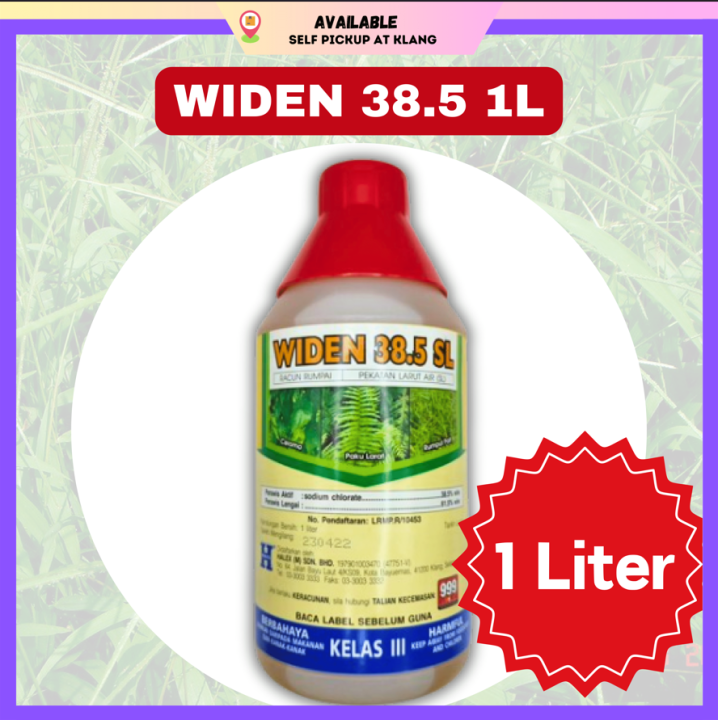 Widen Sodium Chlorate 38.5% Herbicide Mixture Racun Rumput Weed Killer ...