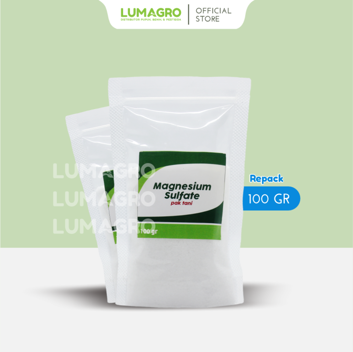 Pupuk Magnesium Sulfate Pak Tani 100gr 500gr 1kg Repack Memaksimalkan ...