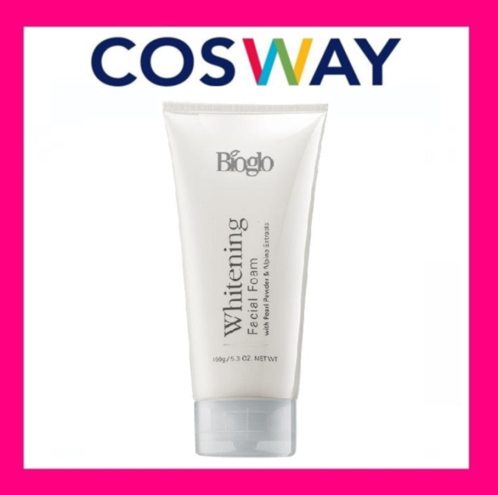 [Ready stock] COSWAY Bioglo Whitening Facial Foam | Lazada