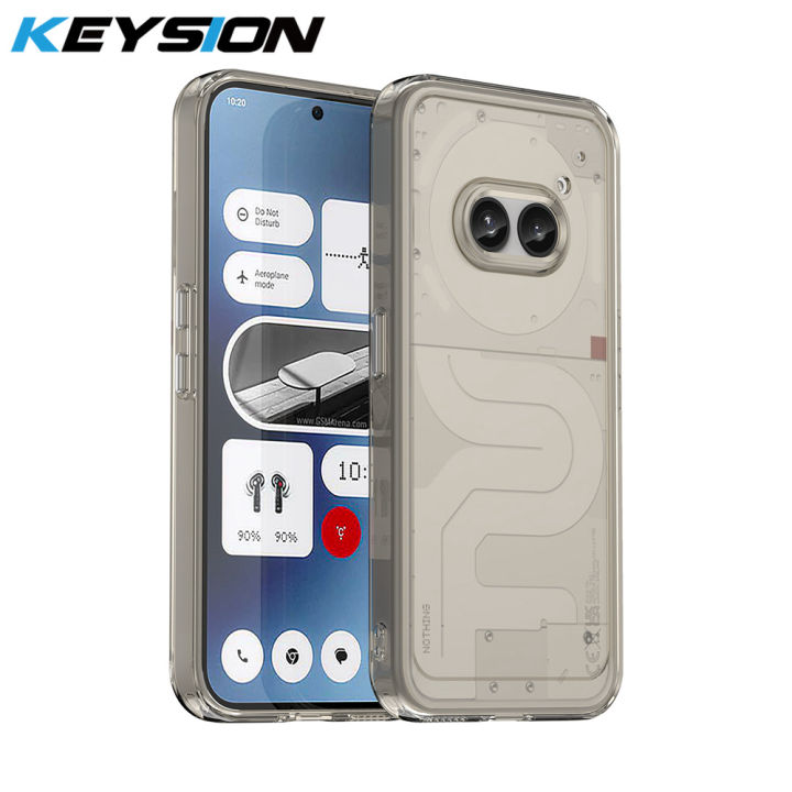 KEYSION Transparent Shockproof Case for Nothing Phone 2A Plus Soft TPU ...