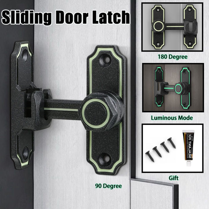 Sliding Door Latch Lock Door Bolt Anti-theft Hasp Lock Sliding Barn ...