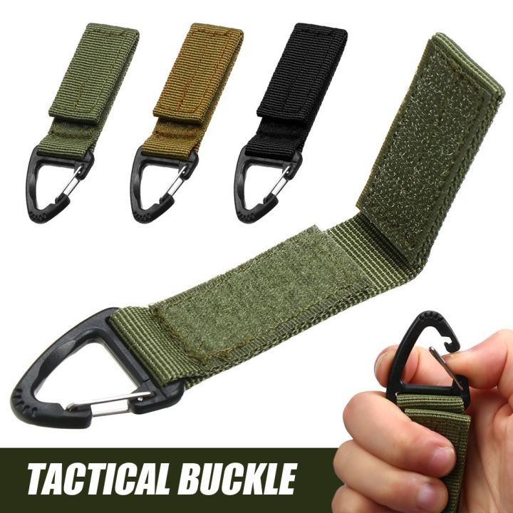 Outdoor Tactical Nylon Webbing Backpack Hanging Buckle Single Point ...
