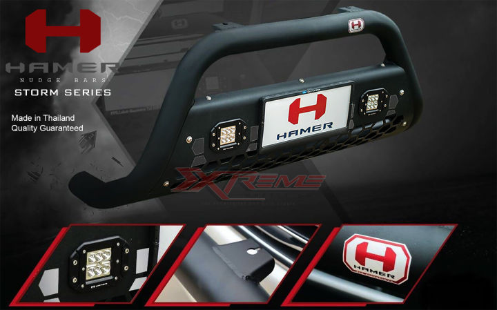 Isuzu D-MAX 2020-2023 With Led HAMER NUDGE BAR / BULL BAR STORM SERRIES ... Isuzu D-MAX 2020-2023 With Led HAMER NUDGE BAR / BULL BAR STORM SERRIES ...