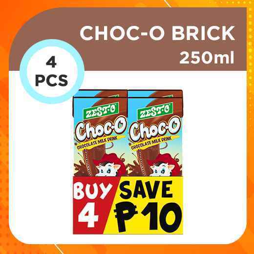 Zest-O Choc-O (250ml x 4 pcs.) | Lazada PH