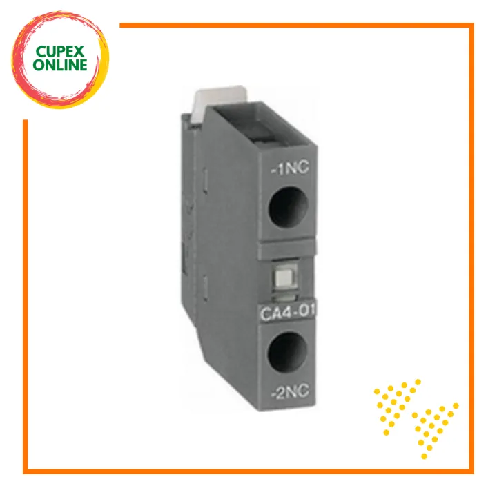 ABB CA4-01/22E Auxiliary Contact Block 1NC/2NO+2NC | Lazada