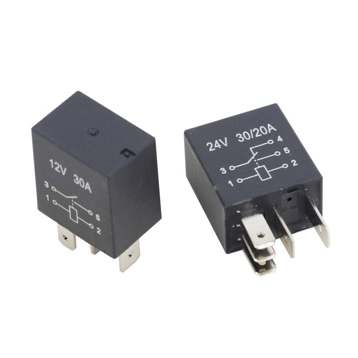 HELIOSIS 24V 30A 5 Pin Oil Pump Relay Air Conditioning Relay Automotive Relay Car Relay | Lazada PH