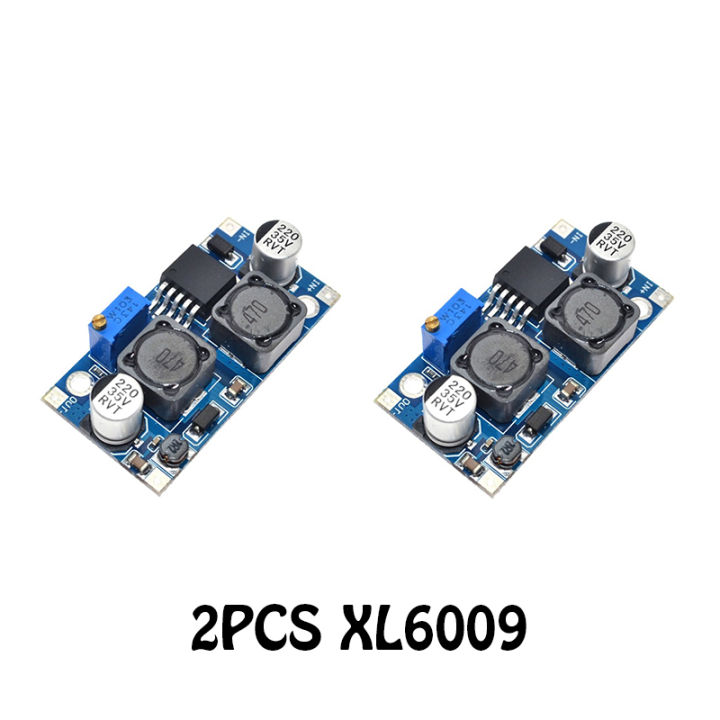 Buck Converter 48 V 2-Pack XL6009 DC Boost/Buck Adjustable Step Up/Down ...