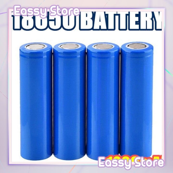 (1 UNIT) Rechargeable Li-Ion 18650/26650 Lithium Battery Flat Top ...