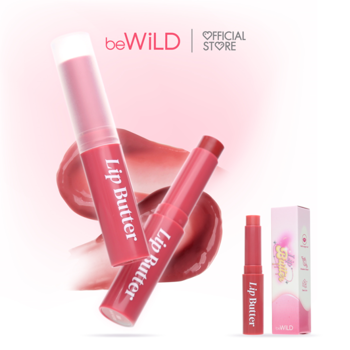 beWiLD Lip Butter ลิปบาล์มบำรุงริมฝีปาก ให้สีระเรื่อดูเป็นธรรมชาติ ...