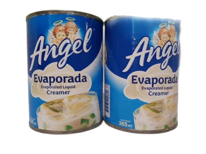 ANGEL EVAPORADA, Evaporated Liquid Creamer (pack of 6 cans x 365 ml ...