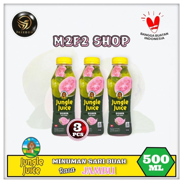 Diamond Jungle Juice Guava | Jus Jambu Botol Pet - 500 ml (Kemasan 3 ...