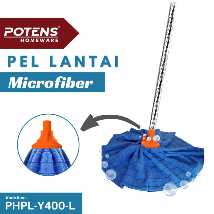 Pel Lantai Microfiber / Pel Lantai / Pel Lantai Dengan Gagang Panjang ...