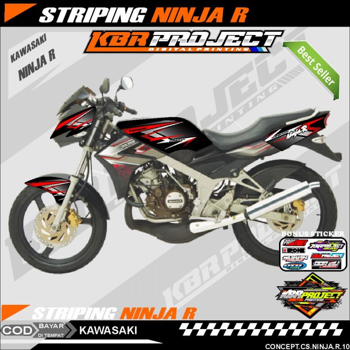 NINJA R STIKER STRIPING MOTOR KEREN LIS VARIASI NINJA R STIKER MOTOR ...