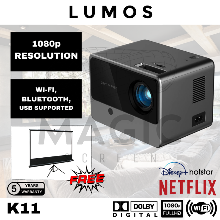 【7.7 MEGA SALE!! 🎉🎉】NEW 2024 K11 Wifi Beamer Home Theater 4k Projectors ...
