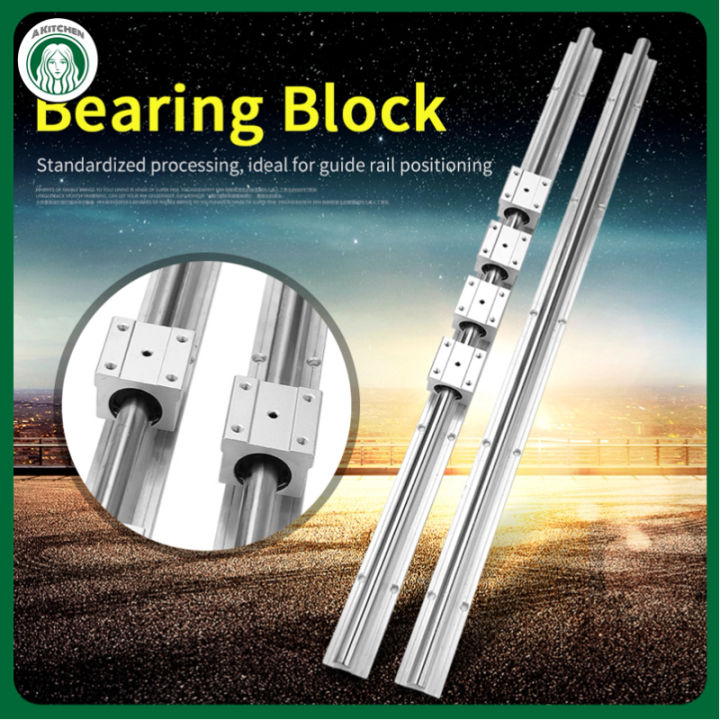 【ลดราคา】2 ชิ้น SBR16-750mm 16 Linear Slide Rail Shaft มิลลิเมตรสไลด์ ...