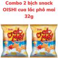 Bánh snack OISHI CRAB ME cua lắc phô mai bịch 32g | Lazada.vn
