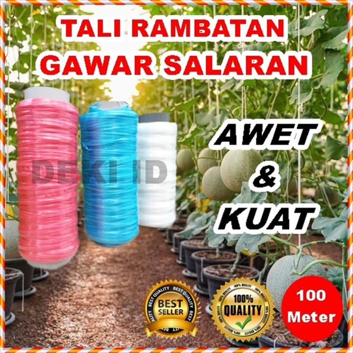 Tali Rambatan Tanaman Pertanian Gawar Plastik Salaran Lanjaran Bell ...