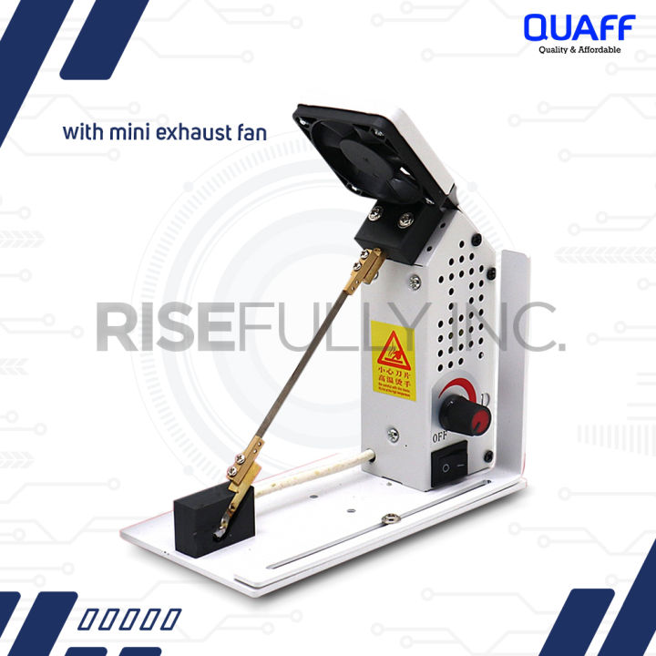 Risefully QUAFF Heat ID Lace Cutter with Mini Exhaust Fan Portable Heat ...