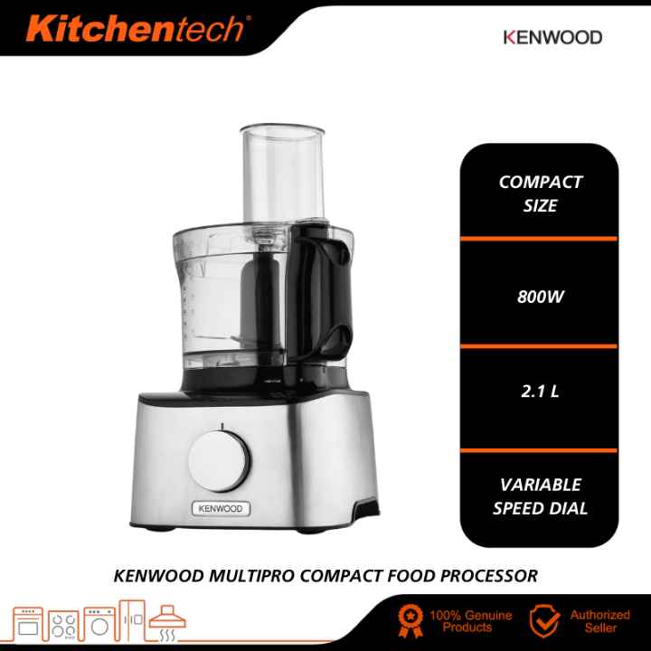 Kenwood MultiPro Compact Food Processor FDM302SS 2.1 Litre 900W ...
