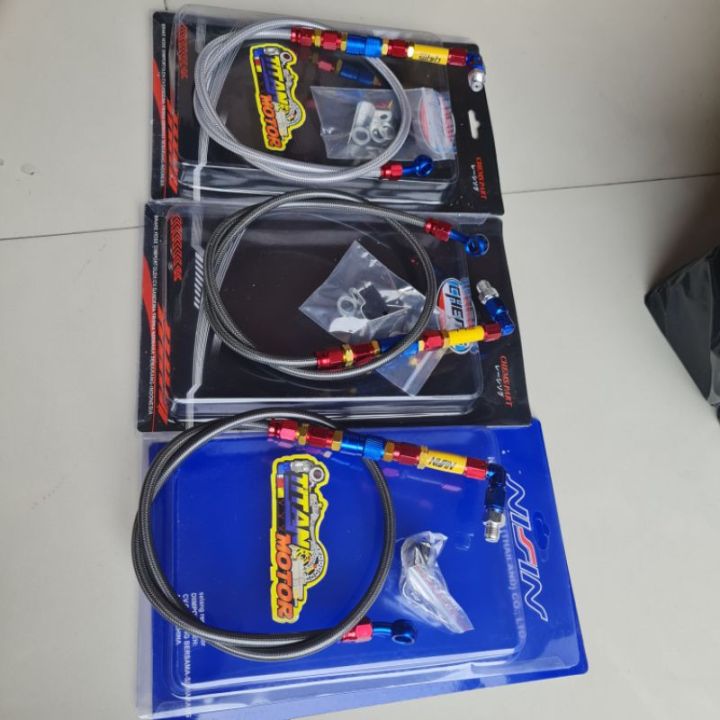 selang rem depan 95 CM NISSIN CARBON SC SIAM PSI | Lazada Indonesia