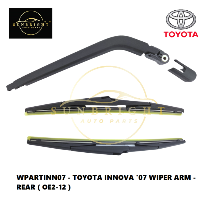 TOYOTA INNOVA '07 WIPER ARM - REAR ( OE2-12 ) | Lazada