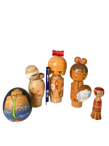 Japanese Vintage Wooden Kokeshi Doll こけし 小芥子 Lazada Ph