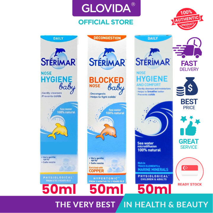 Sterimar Baby Blocked Nose / Baby Nasal Hygiene Spray / Nose Hygiene ...