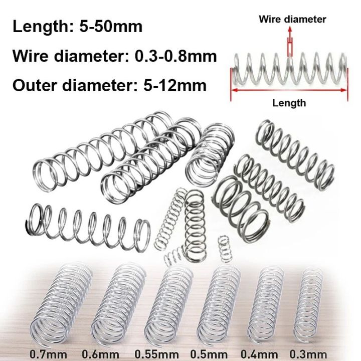 Diaphragm Spring|stainless Steel Micro Compression Springs 0.3-0.8mm Od ...
