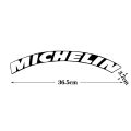 3D Letters MICHELIN Tire Stickers Connected Lettering Wheel Logo Car ...