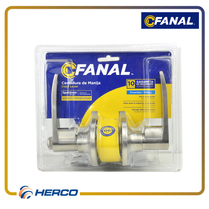 Fanal 90430-042 Tubular Door Lever Privacy 15 CP | Lazada PH