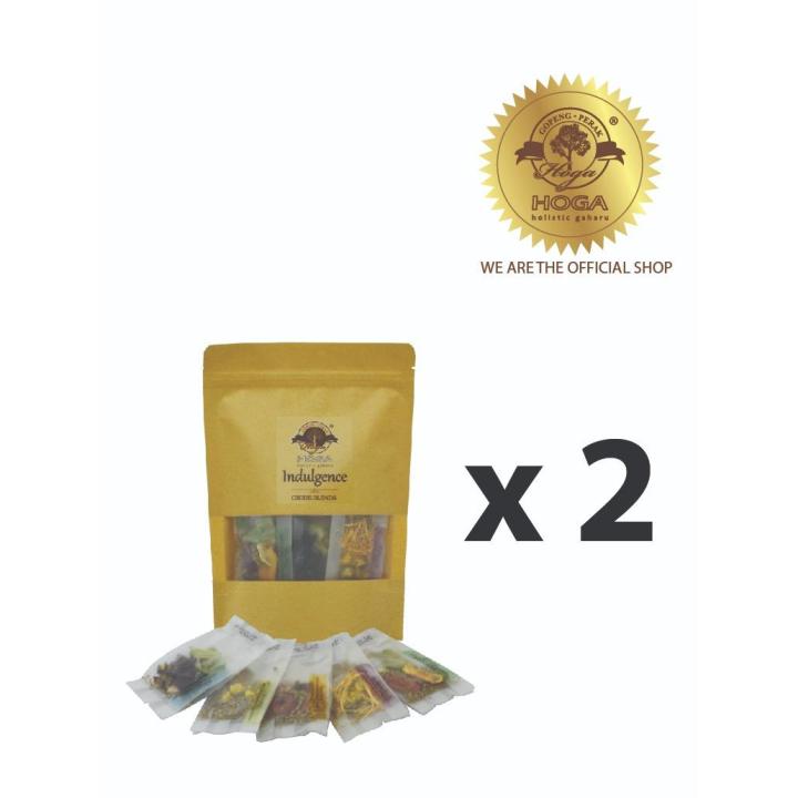 HOGA Indulgence Tea 20 sachets x 2 packs (Gaharu Tea)， 贺嘉沉香茶20包装(特别版)x2 ...