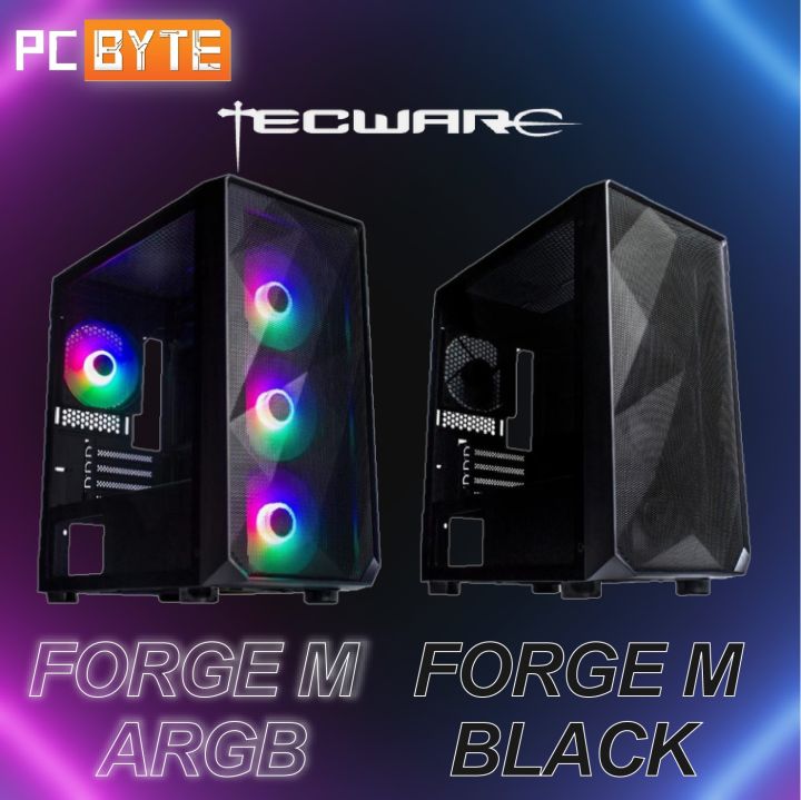 TECWARE FORGE M MATX CASE ARGB / STEALH BLACK | Lazada