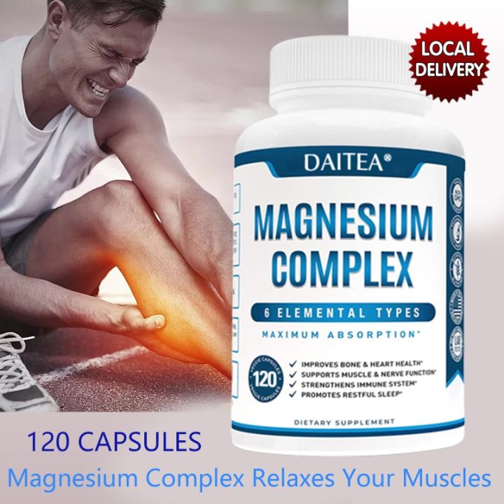 DAITEA Advanced Magnesium Complex Supplement to Help Muscle Relaxation ...