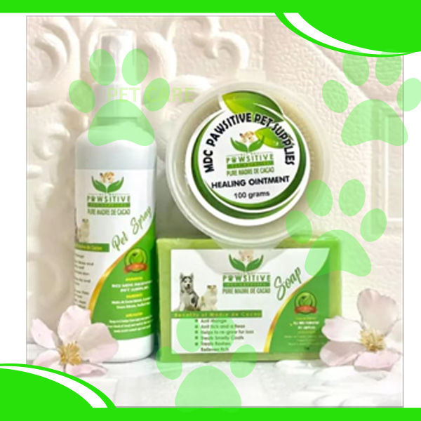 Pawsitive MDC Pure Trio Package(1pc pet spray cologne 100ml,1pc ...