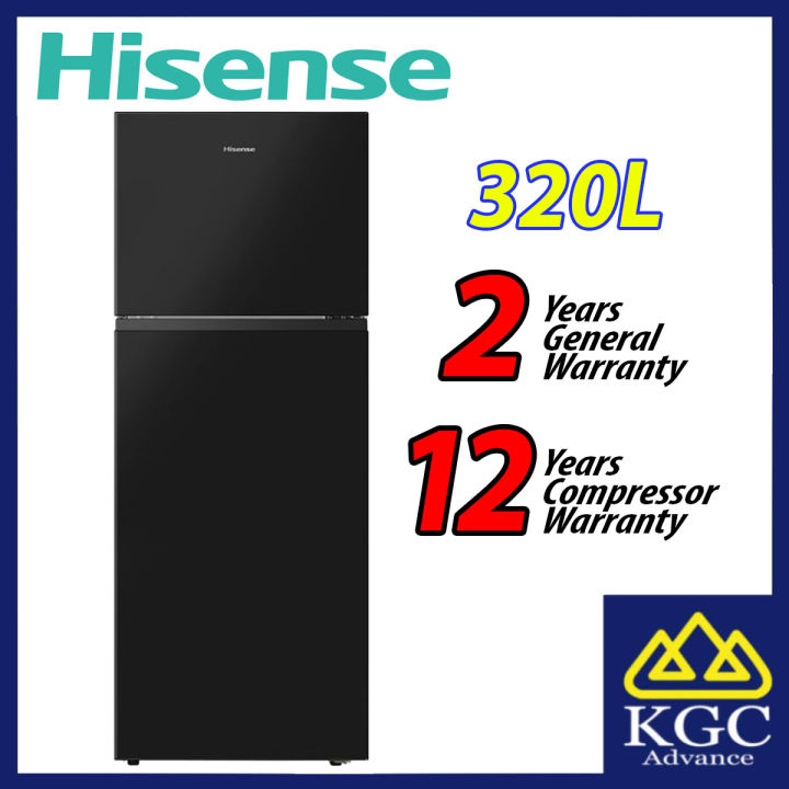 (Free Shipping) Hisense 320L 2 Door Fridge Inverter Refrigerator ...