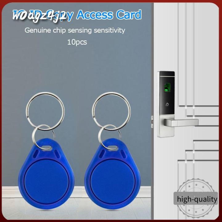 W0AGZ4J2 10pcs Rewritable RFID Keyfobs Key Card Access Control Key NFC ...