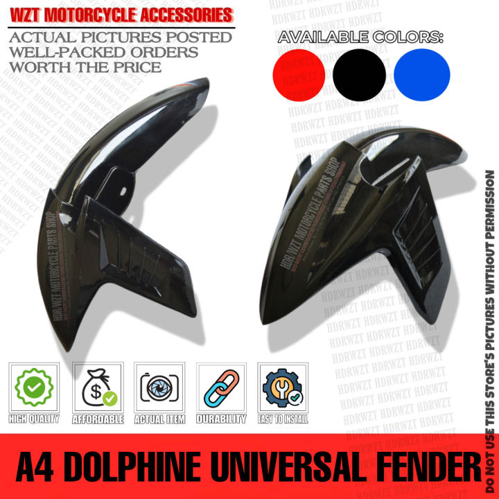 WZT UNIVERSAL FENDER / TAPALODO (A4) DOLPHINE TYPE FOR ANY MOTORCYCLE ...
