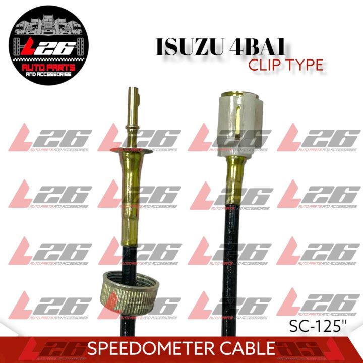 Isuzu 4BA1 SPEEDOMETER CABLE SC-125" Clip Type | Lazada PH