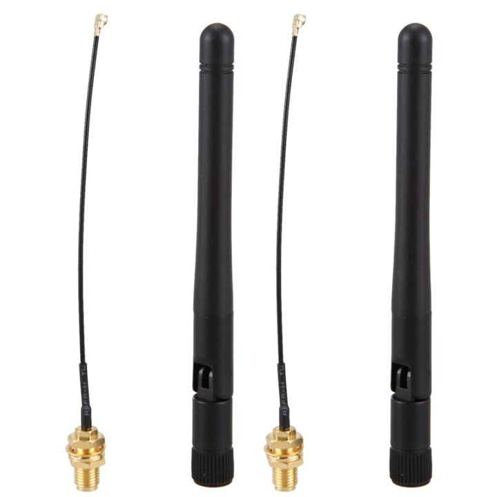 (BYZM) 2X 433Mhz Antenna 3Dbi GSM RP-SMA Plug Rubber Waterproof Lorawan ...